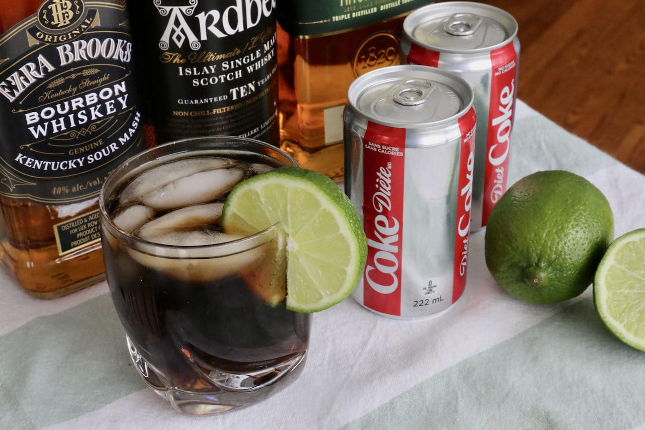 Easy Whiskey and Coke Cocktail Recipe | dobbernationLOVES