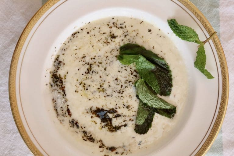 Turkish Mint Yogurt Corbasi Soup Recipe | dobbernationLOVES