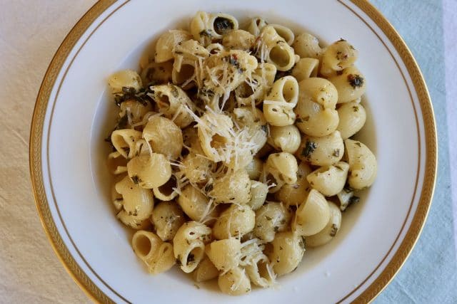 Lumache Rigate Snail Pasta with Garlic Butter Recipe