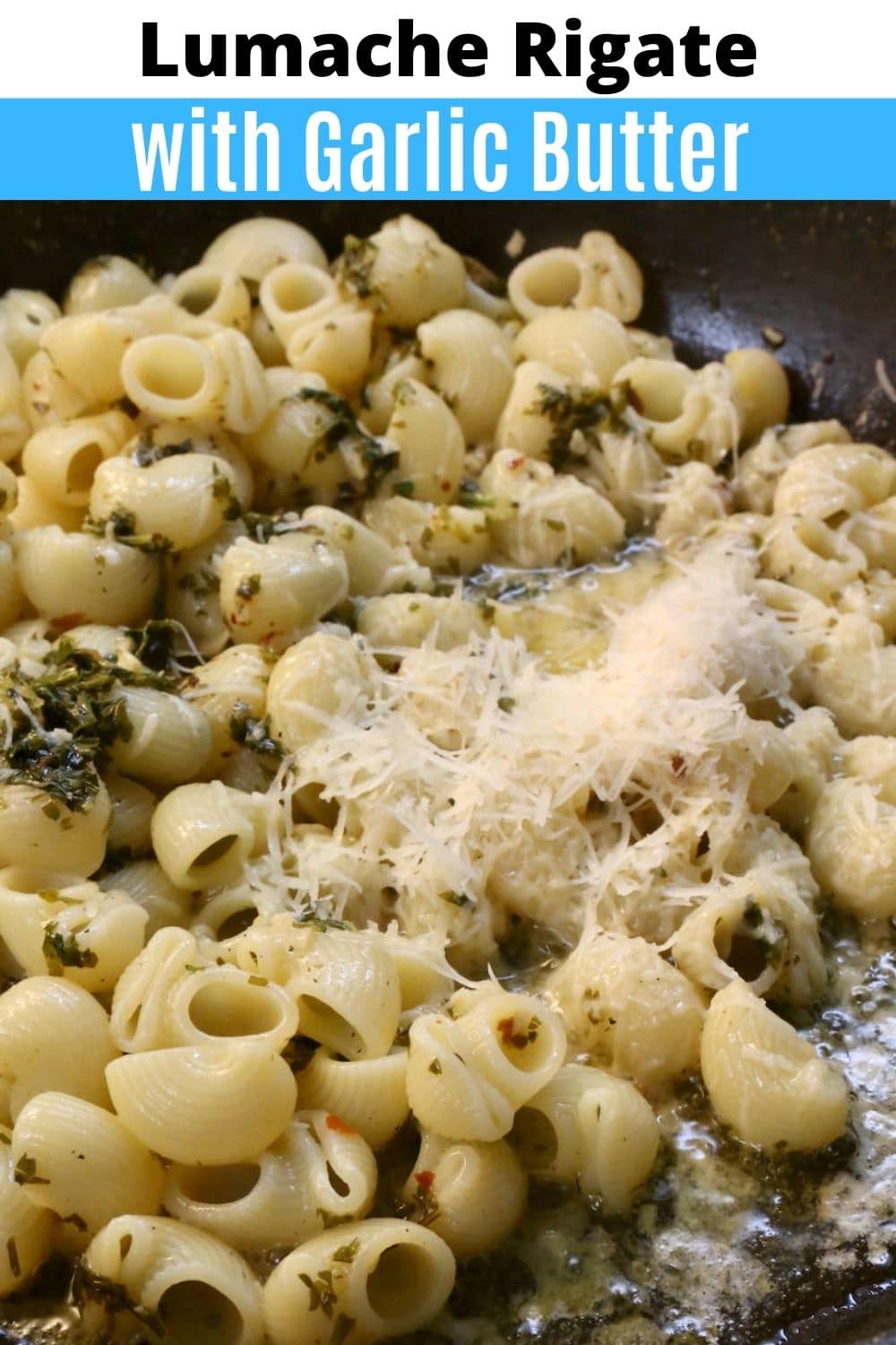 Lumache Rigate Snail Pasta with Garlic Butter Recipe