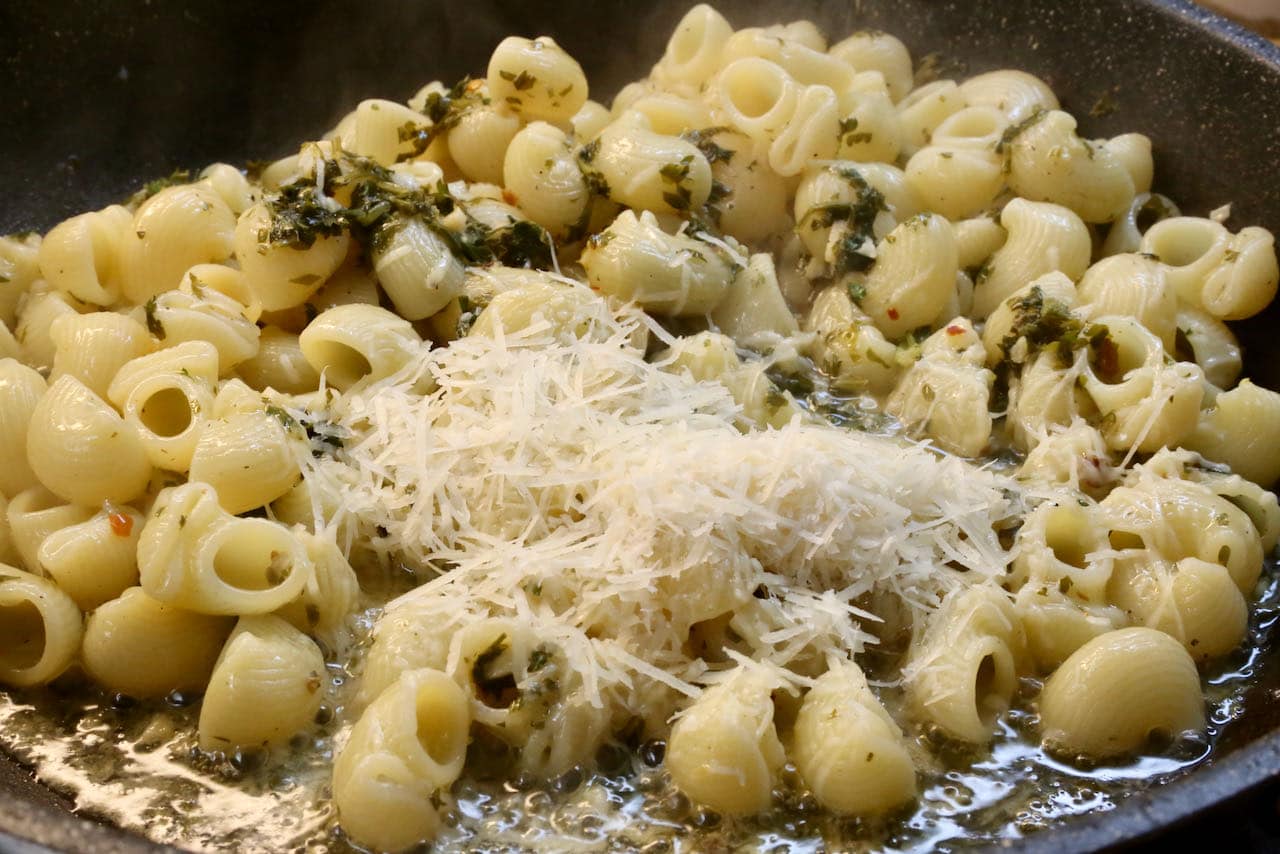 Lumache Rigate Snail Pasta with Garlic Butter Recipe