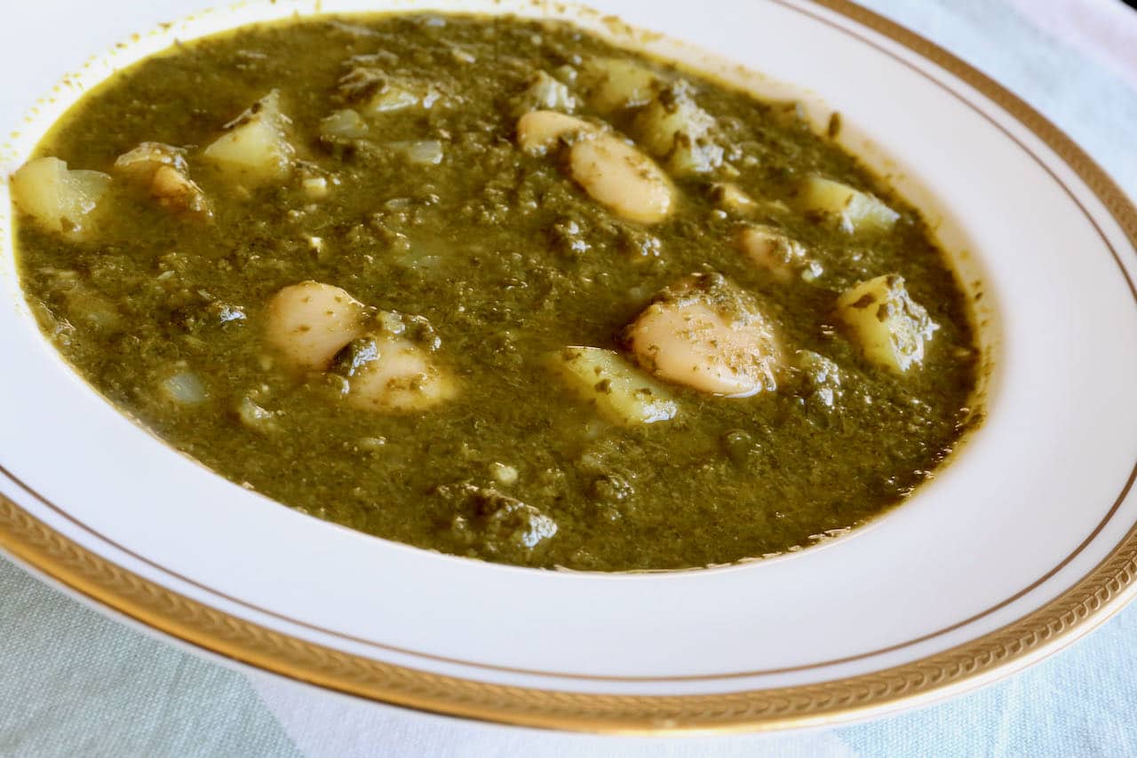 Healthy Vegan Pkaila Tunisian Butter Bean Stew Recipe