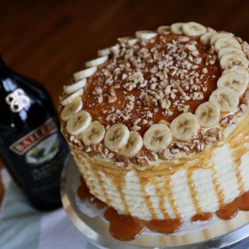 Moist Baileys Banoffee Cake Recipe