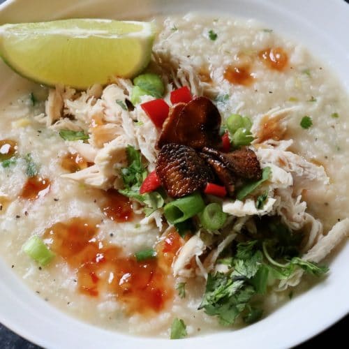Easy Chao Ga Vietnamese Rice Porridge Breakfast Recipe | dobbernationLOVES
