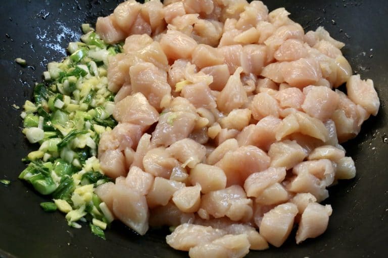 Chicken Yuk Sung Chinese Lettuce Wraps Recipe | dobbernationLOVES