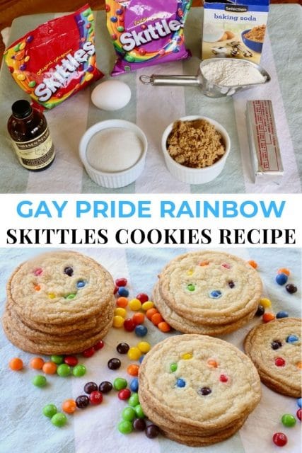 Crispy & Chewy Gay Pride Skittles Sugar Cookies Recipe