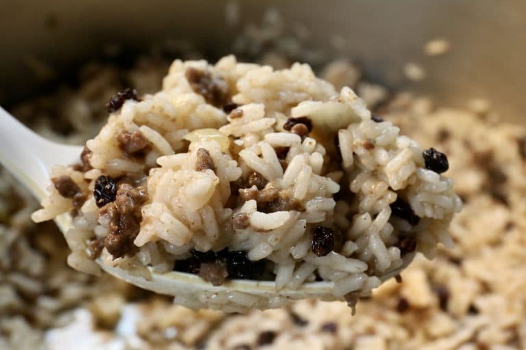 Easy One Pot Lebanese Beef Hashweh Rice Recipe | dobbernationLOVES