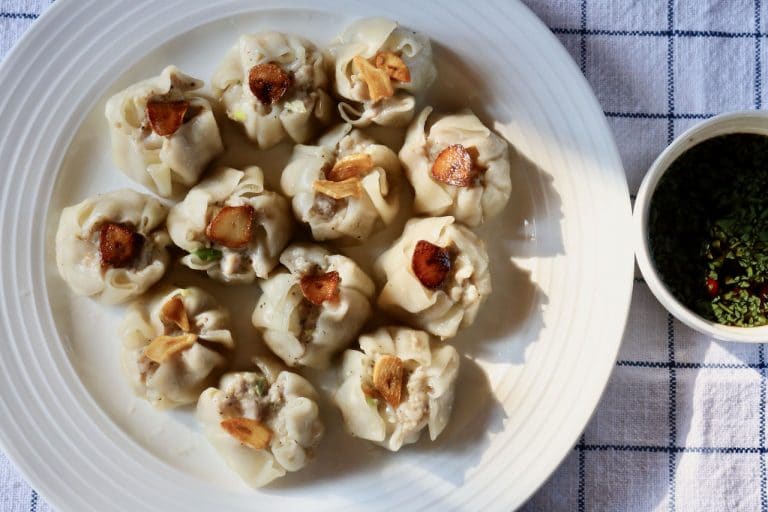 Kanom Jeeb Thai Steamed Dumplings Recipe | dobbernationLOVES