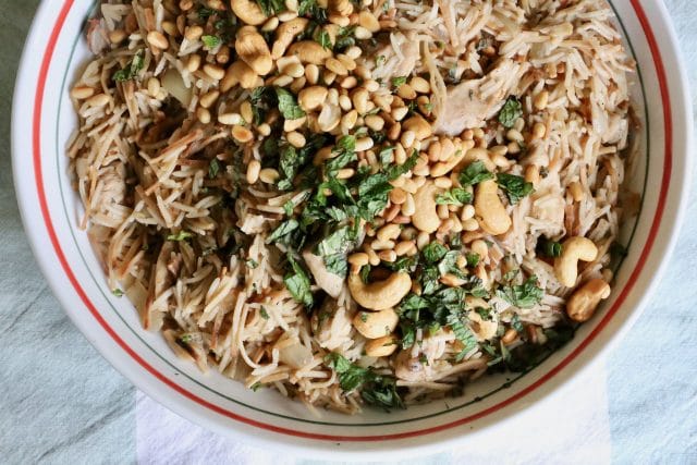 Riz a Djej Lebanese Rice with Chicken Recipe | dobbernationLOVES