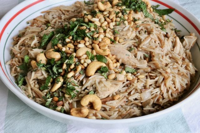 Riz a Djej Lebanese Rice with Chicken Recipe | dobbernationLOVES