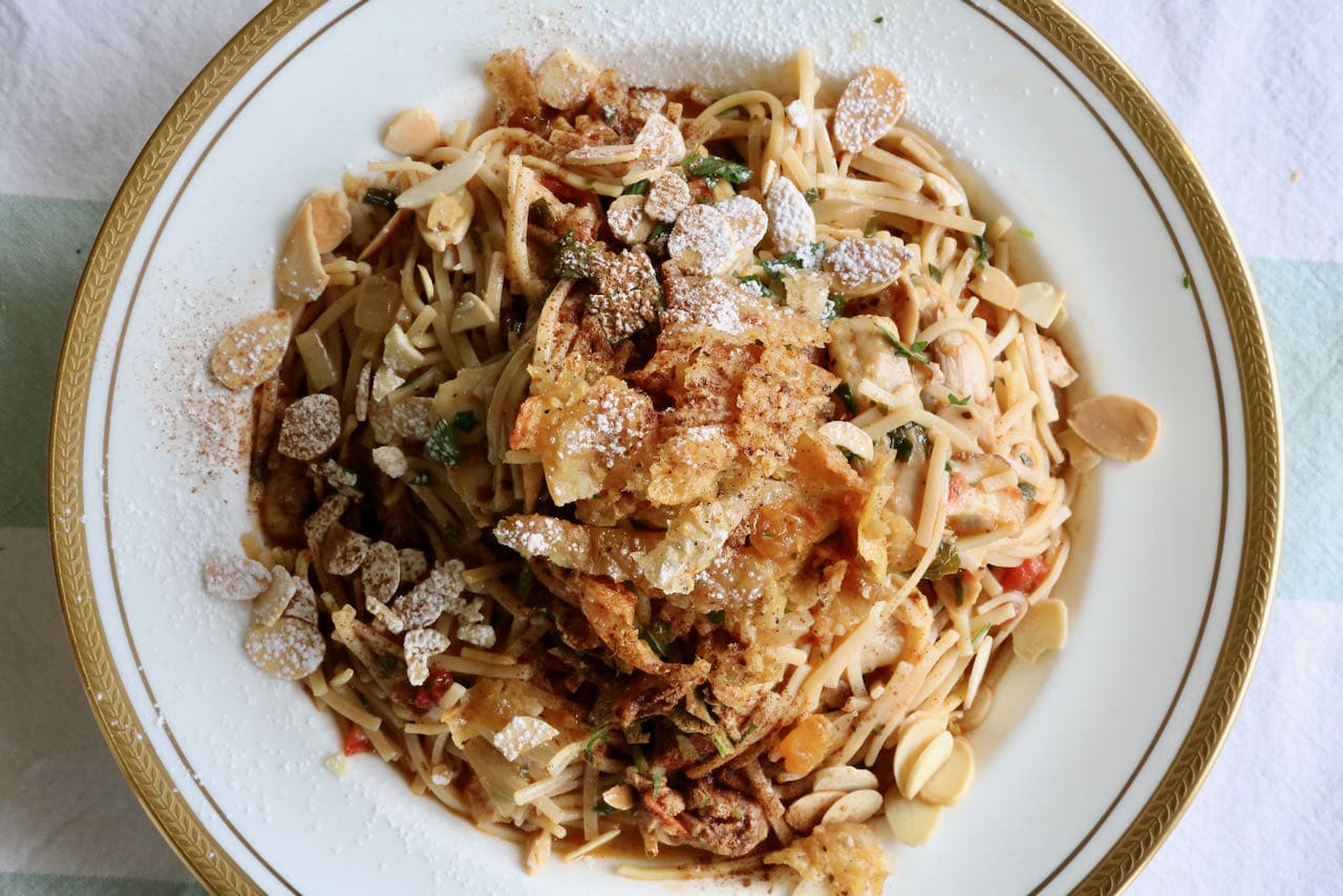 Moroccan Seffa Medfouna Saffron Chicken Vermicelli Recipe