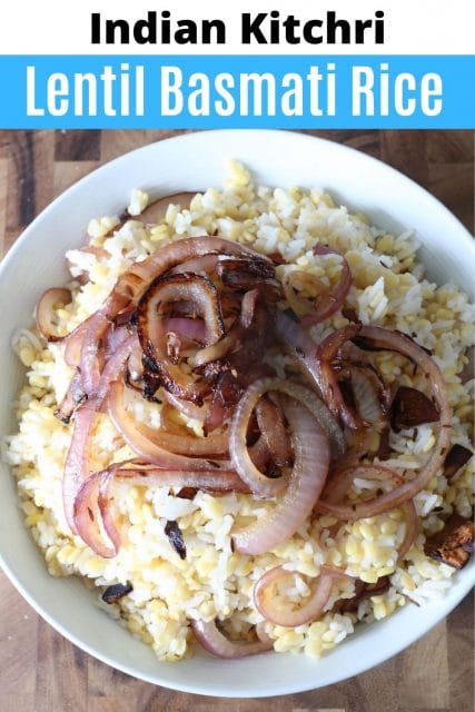 Kitchri Indian Moong Dal Basmati Rice Recipe | dobbernationLOVES