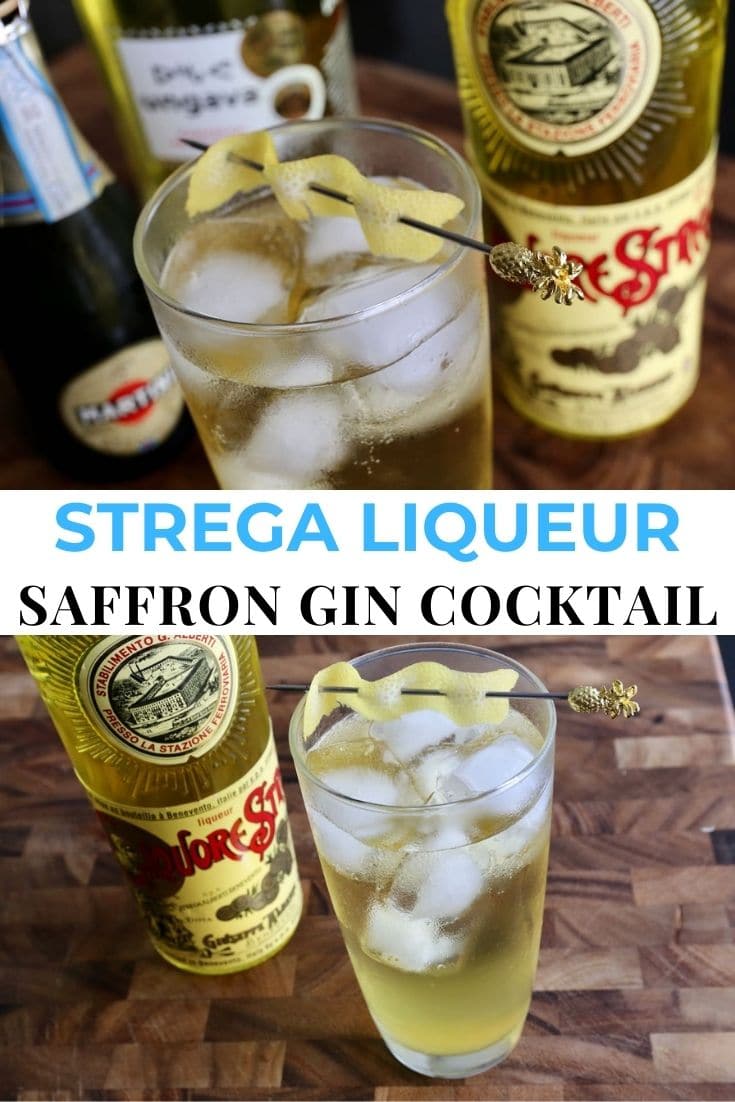 Liquore Strega Saffron Yellow Gin Cocktail Recipe | dobbernationLOVES
