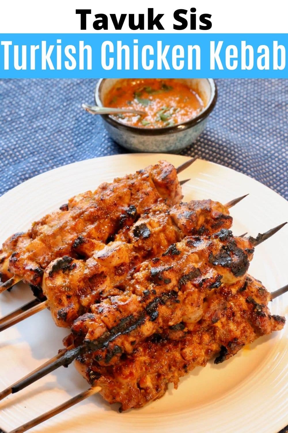 BBQ Tavuk Sis Turkish Chicken Kebab Recipe | dobbernationLOVES