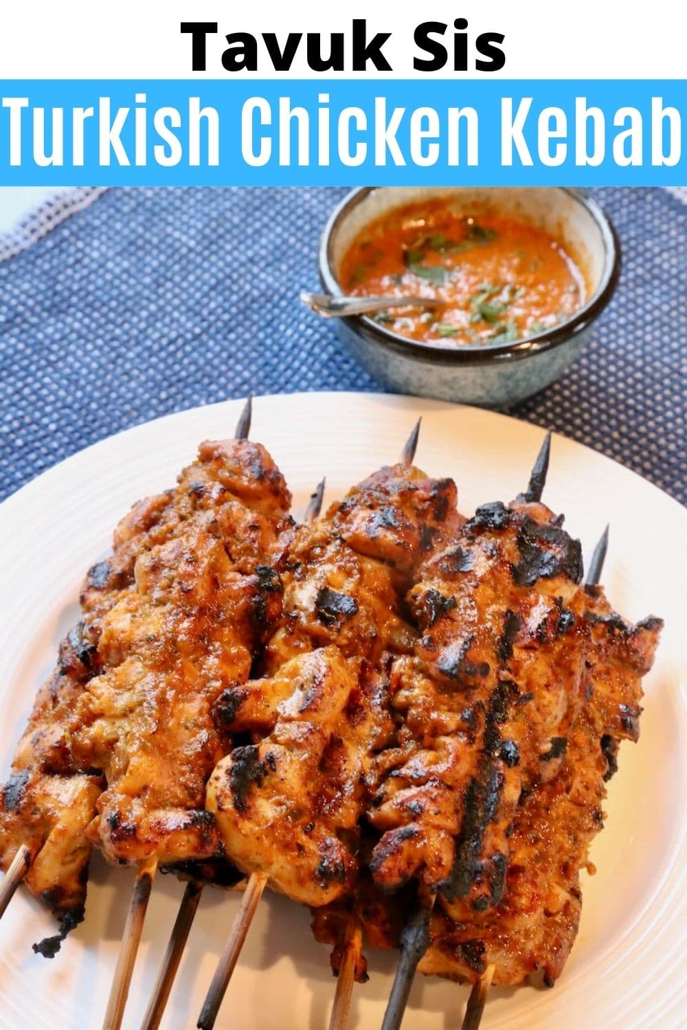 BBQ Tavuk Sis Turkish Chicken Kebab Recipe | dobbernationLOVES