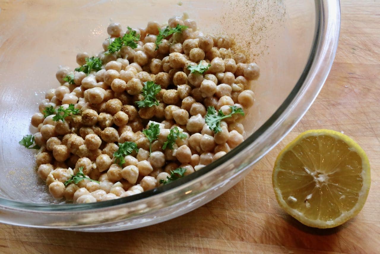 Balila Healthy Vegan Lebanese Chickpea Salad Recipe