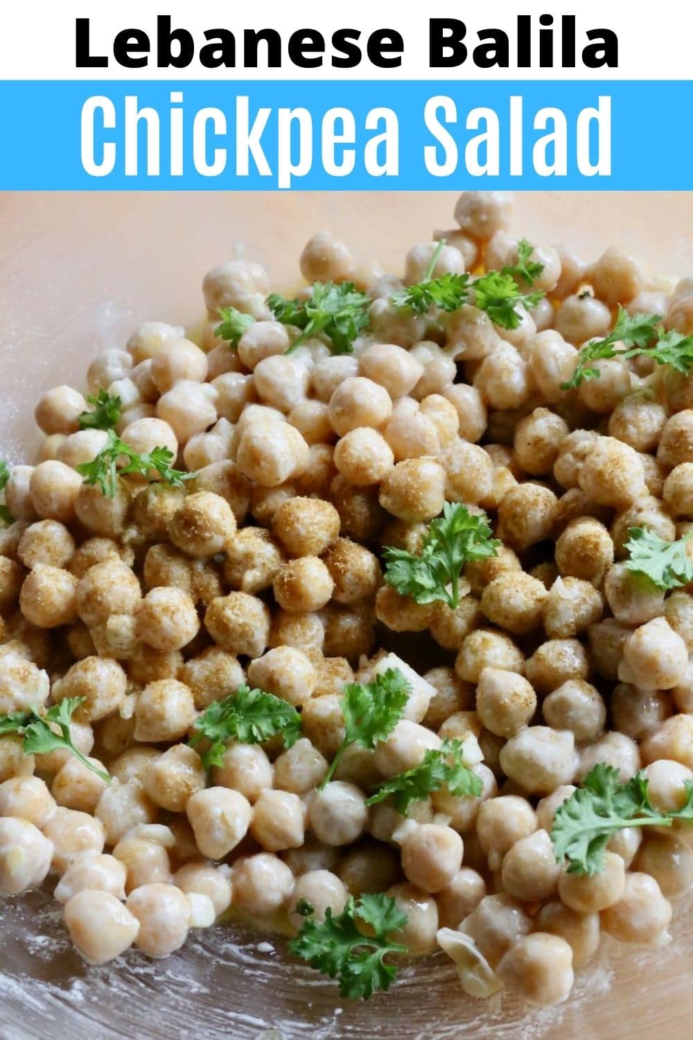 Balila Healthy Vegan Lebanese Chickpea Salad Recipe