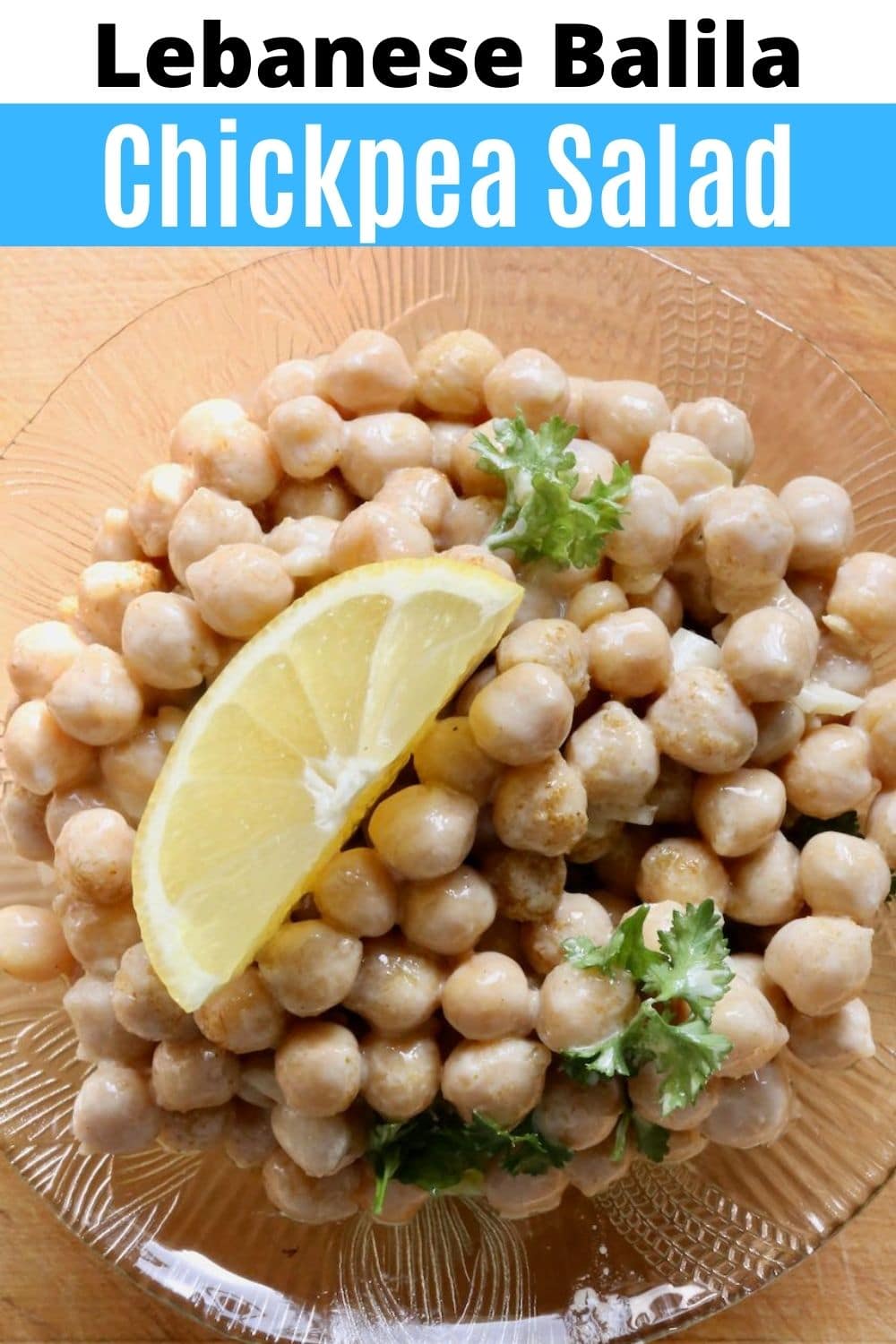 Balila Healthy Vegan Lebanese Chickpea Salad Recipe