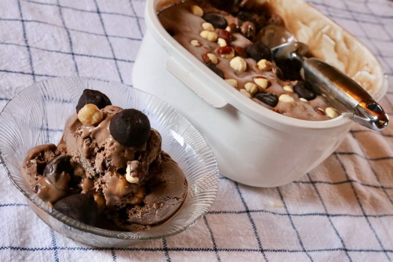 Gianduja Hazelnut Chocolate Truffle Ice Cream Recipe