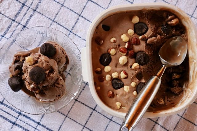 Gianduja Hazelnut Chocolate Truffle Ice Cream Recipe
