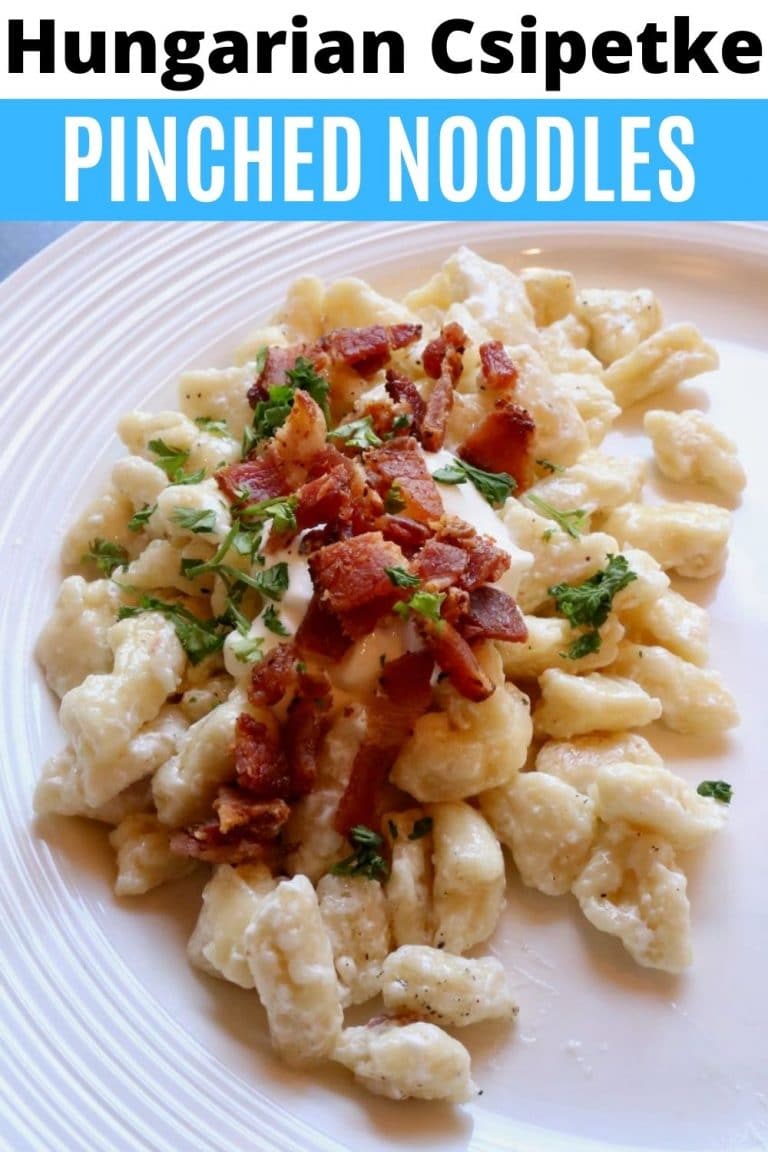 Csipetke Hungarian Pinched Noodles Recipe | dobbernationLOVES