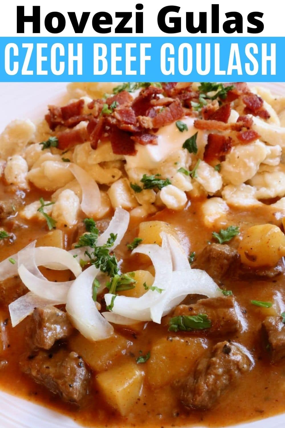 Hovezi Gulas Traditional Czech Beef Goulash Stew Recipe