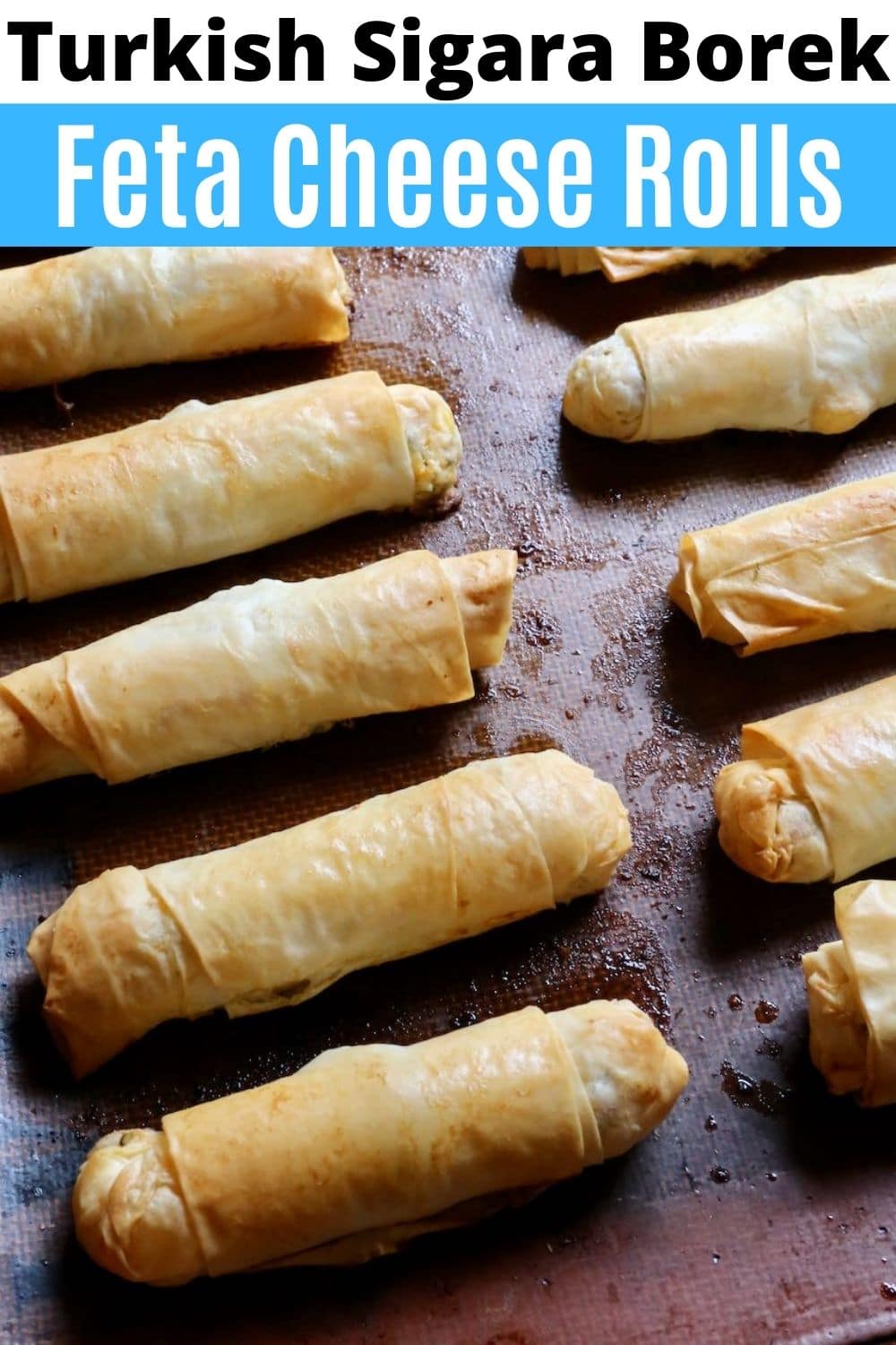 Sigara Börek Crispy Turkish Feta Cheese Filo Cigar Rolls Recipe