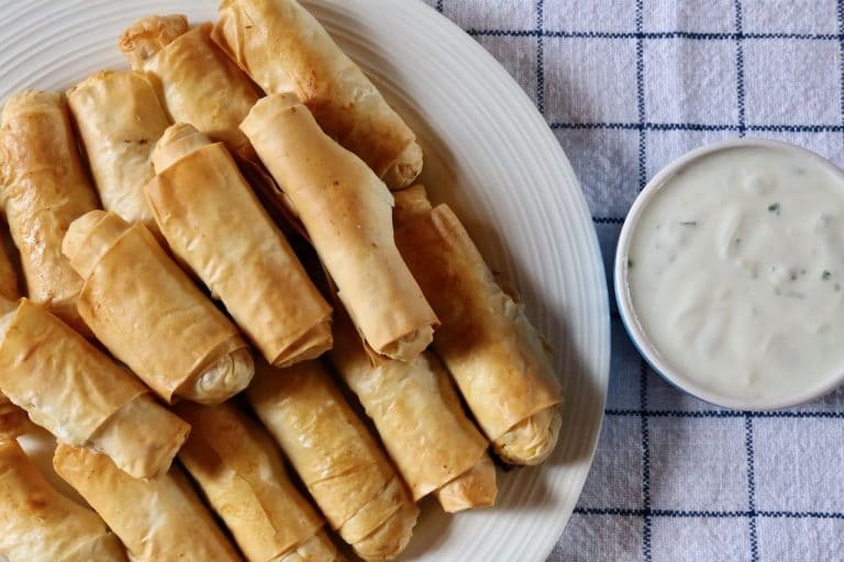 Sigara Börek Crispy Turkish Feta Cheese Filo Cigar Rolls Recipe