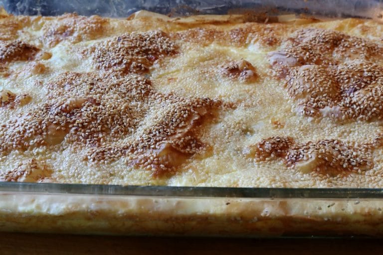 Tepsi Boregi Vegetarian Turkish Filo Cheese Pie Recipe