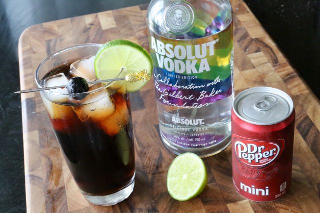 Easy Vodka and Dr Pepper Cocktail Recipe | dobbernationLOVES