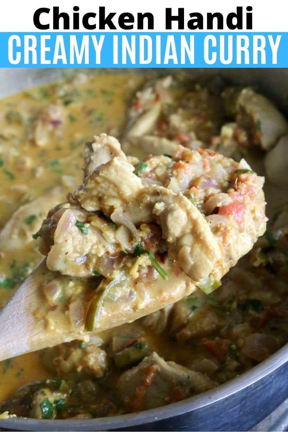 Creamy Indian Chicken Handi Curry Recipe | dobbernationLOVES