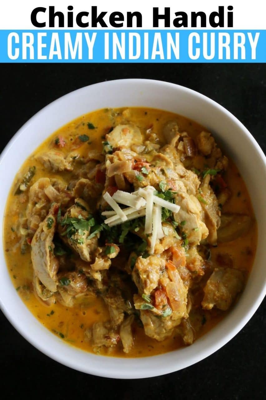 Creamy Indian Chicken Handi Curry Recipe | dobbernationLOVES