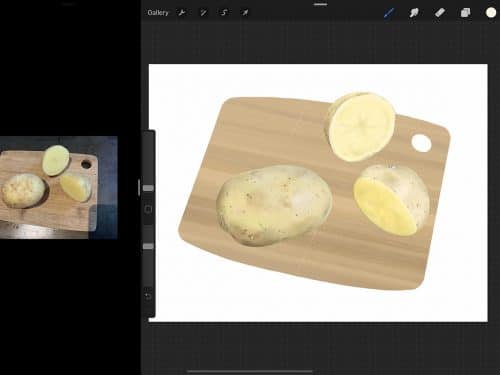 How To Draw Potatoes Step by Step Procreate Tutorial