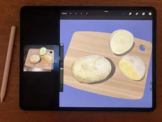 How To Draw Potatoes Step by Step Procreate Tutorial
