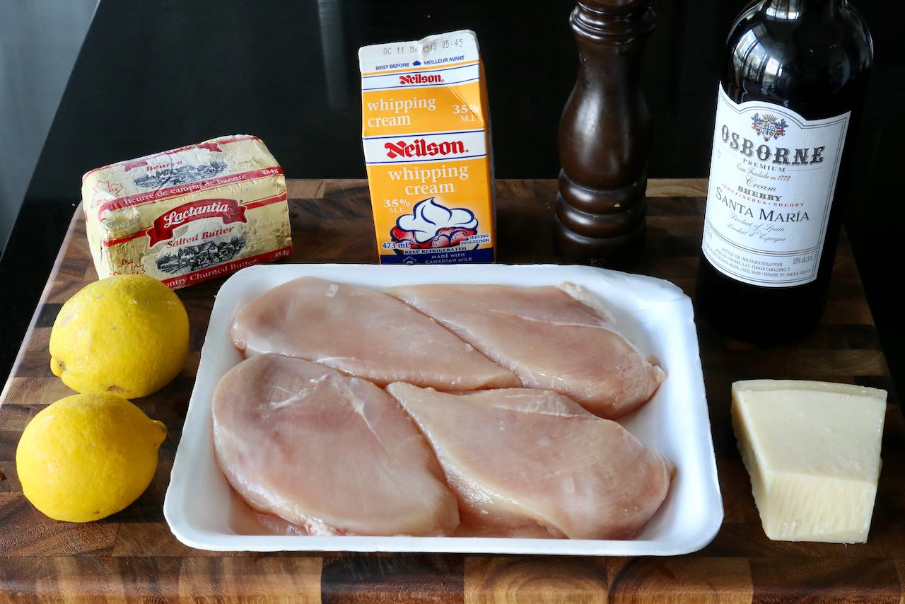 Sherry Cream Sauce Lemon Chicken Casserole Recipe