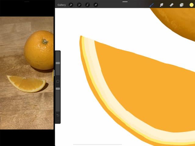 How To Draw an Orange Step by Step Procreate Tutorial