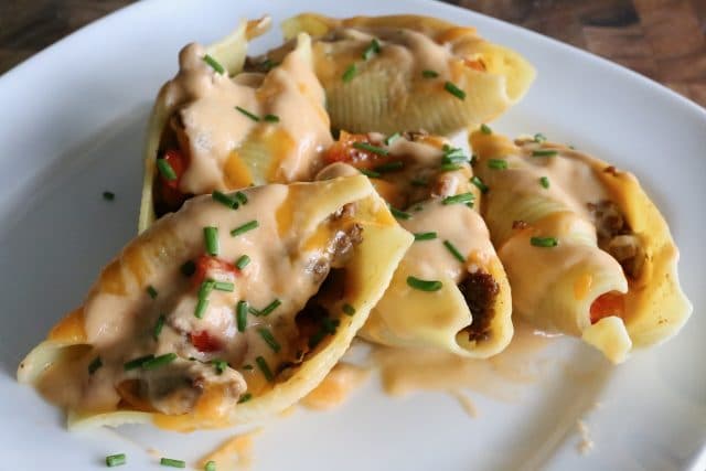 Philly Cheesesteak Stuffed Pasta Shells Recipe