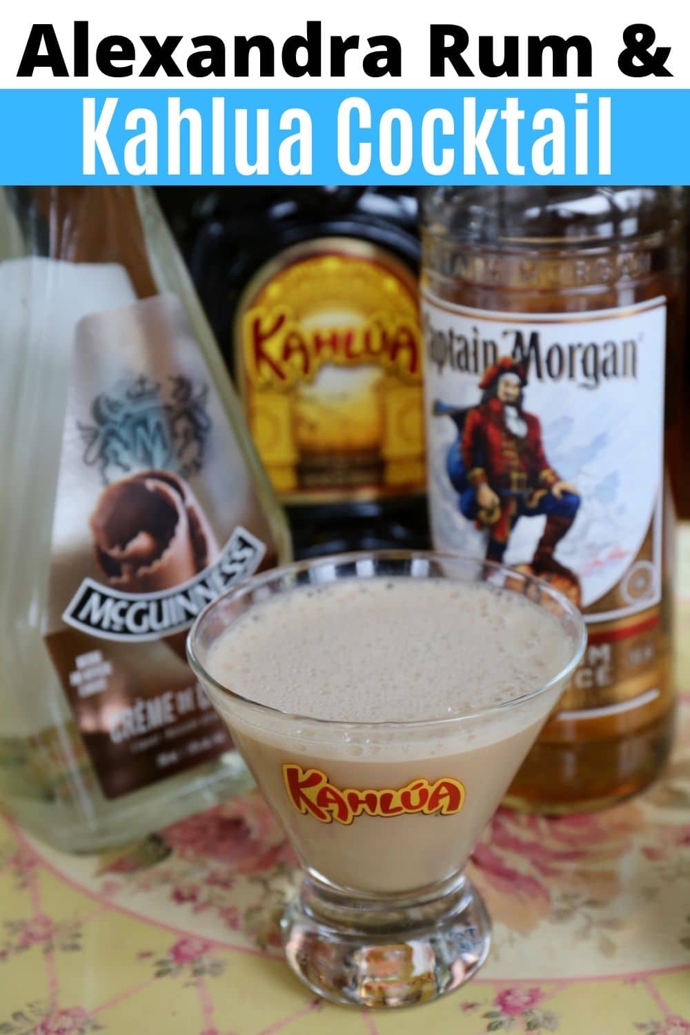 Alexandra Cocktail Rum & Kahlua Coffee Liqueur Recipe | dobbernationLOVES