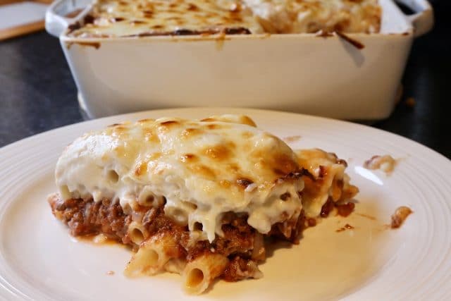 Cheesy Egyptian Macarona Bechamel Recipe