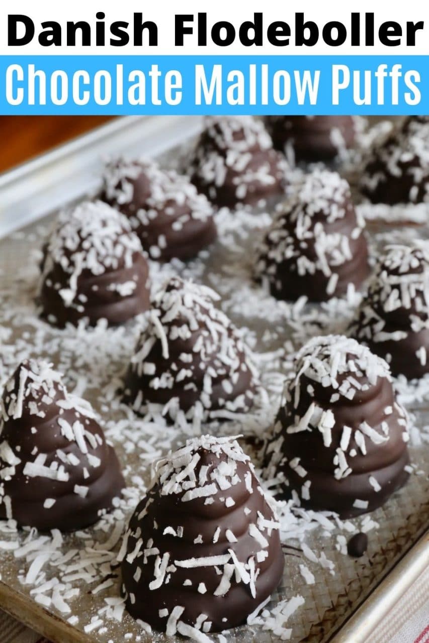 Flodeboller Danish Chocolate Covered Marshmallow Cookies