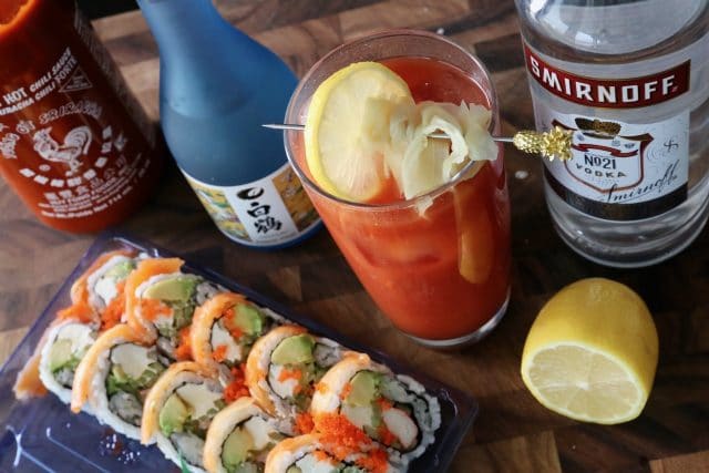 Japanese Sake Vodka Sushi Cocktail Recipe | dobbernationLOVES