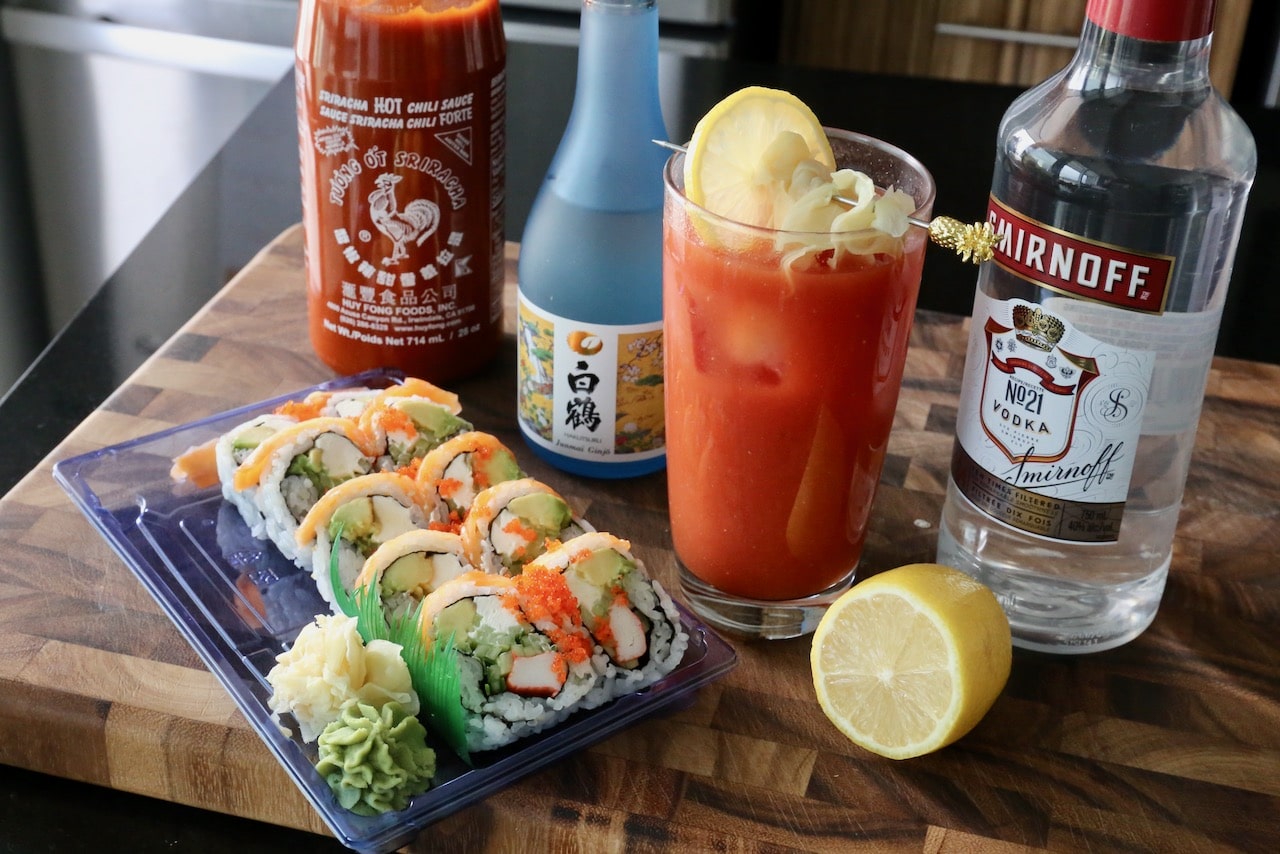 Japanese Sake Vodka Sushi Cocktail Recipe | dobbernationLOVES