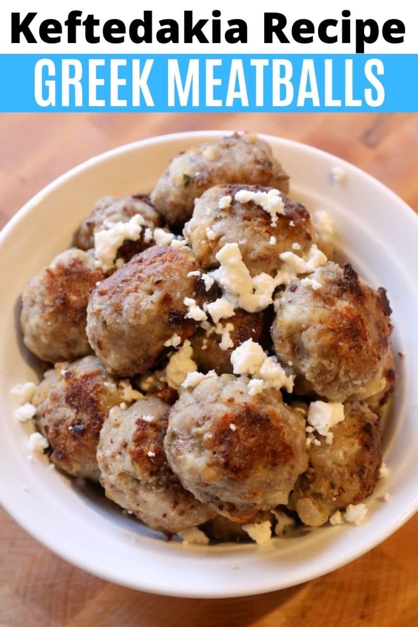 Keftedakia Roasted Greek Meatballs Recipe | dobbernationLOVES