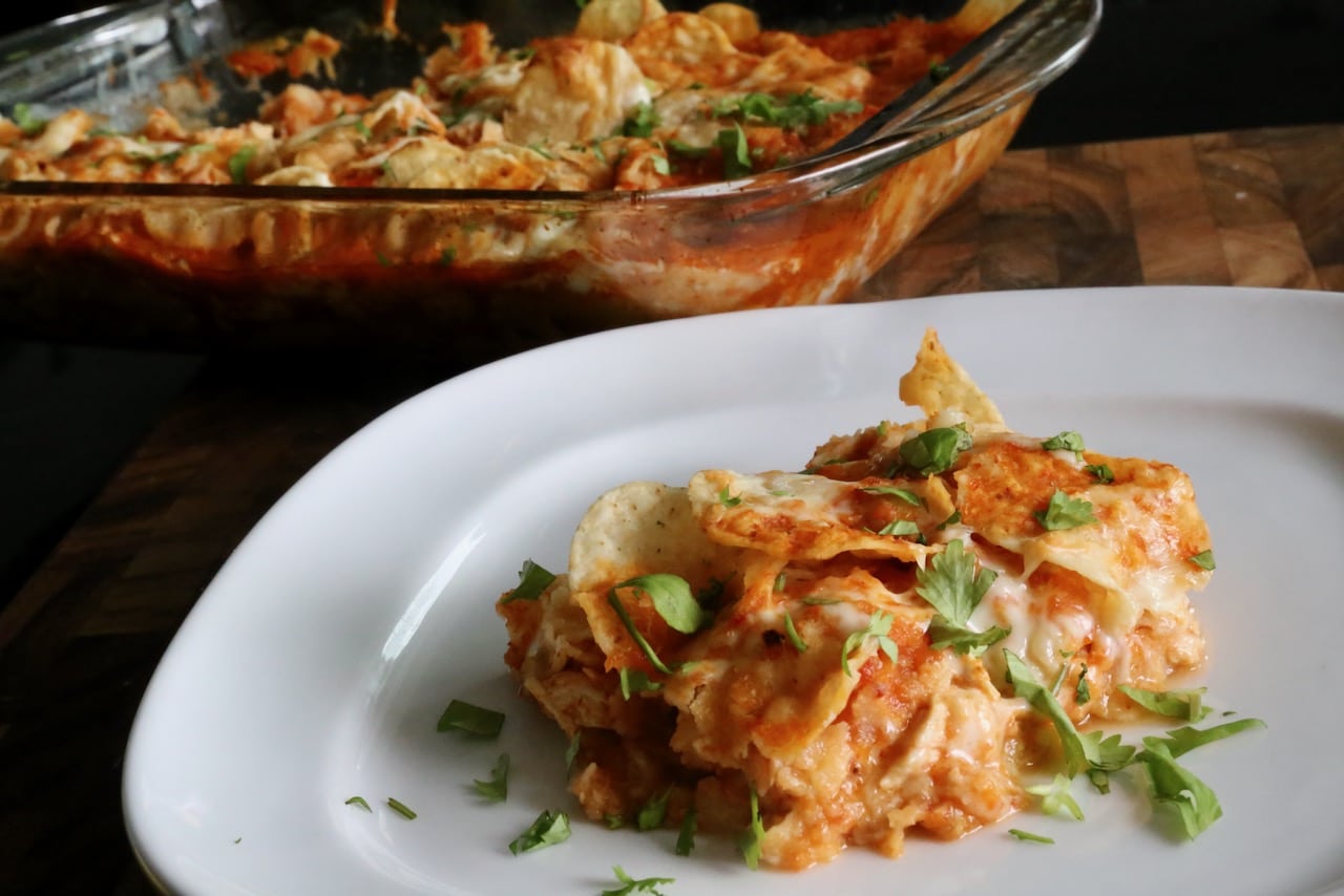 Pastel Azteca Mexican Tortilla Chicken Casserole Recipe