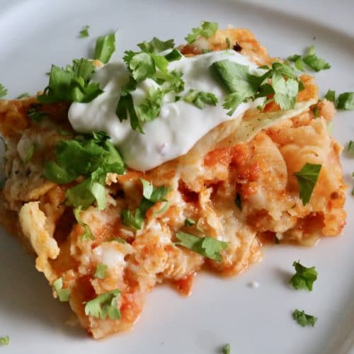 Pastel Azteca Mexican Tortilla Chicken Casserole Recipe