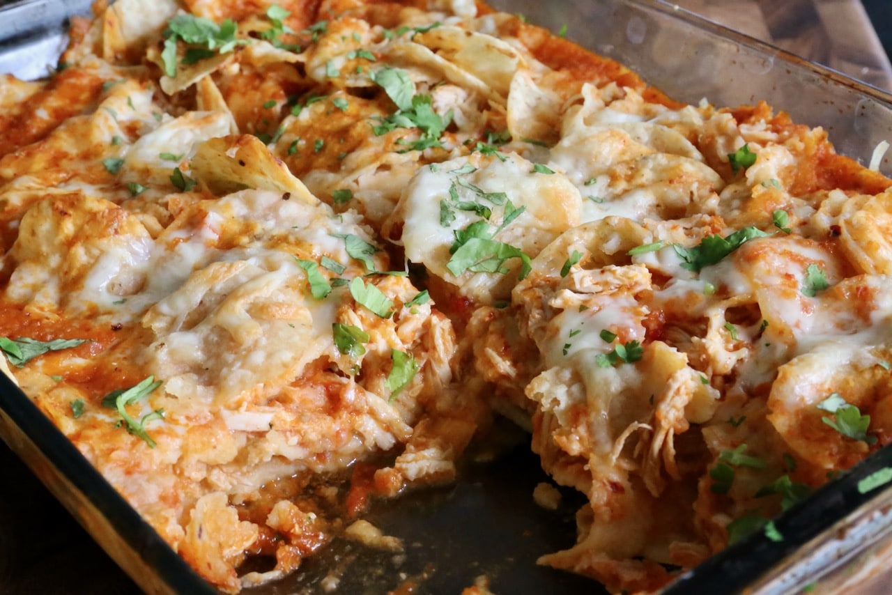 Pastel Azteca Mexican Tortilla Chicken Casserole Recipe