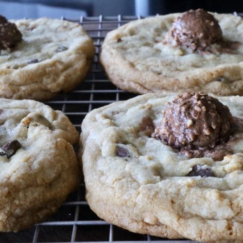 Roasted Hazelnut Ferrero Rocher Cookies Recipe
