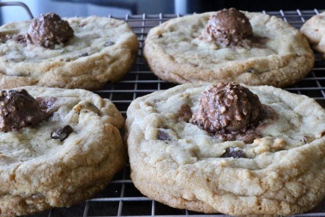 Roasted Hazelnut Ferrero Rocher Cookies Recipe