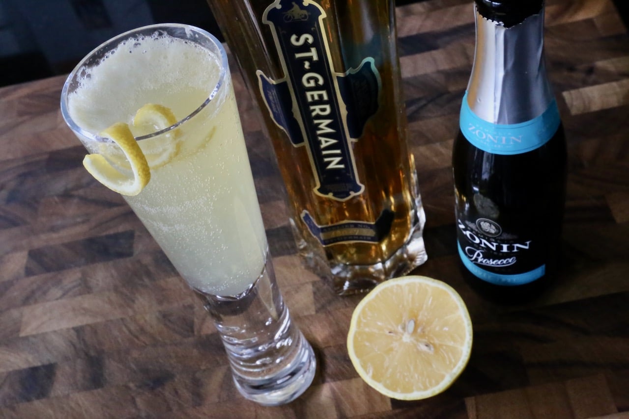 French 77 Cocktail Elderflower Prosecco Recipe
