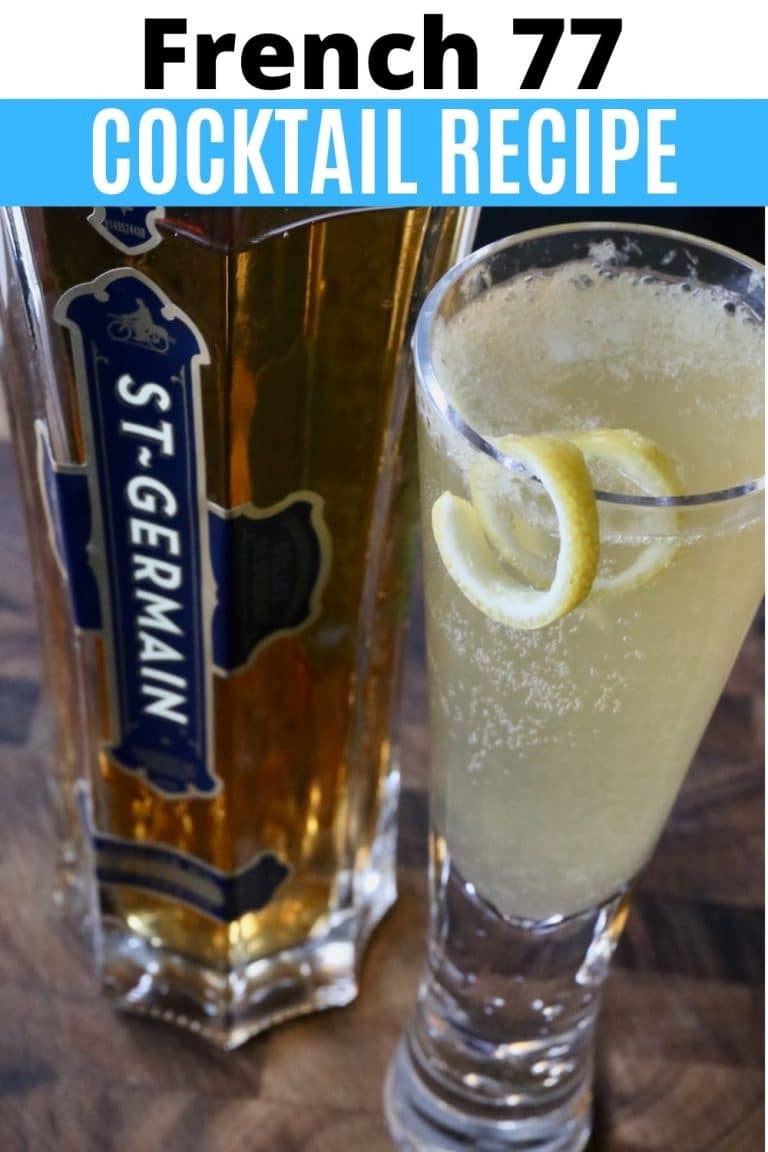 French 77 Cocktail Elderflower Prosecco Recipe